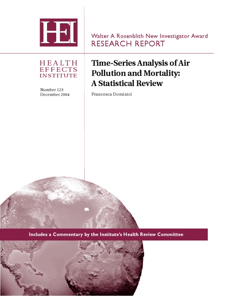 Air Pollution Statistical Analysis | PDF | Confounding | Time Series