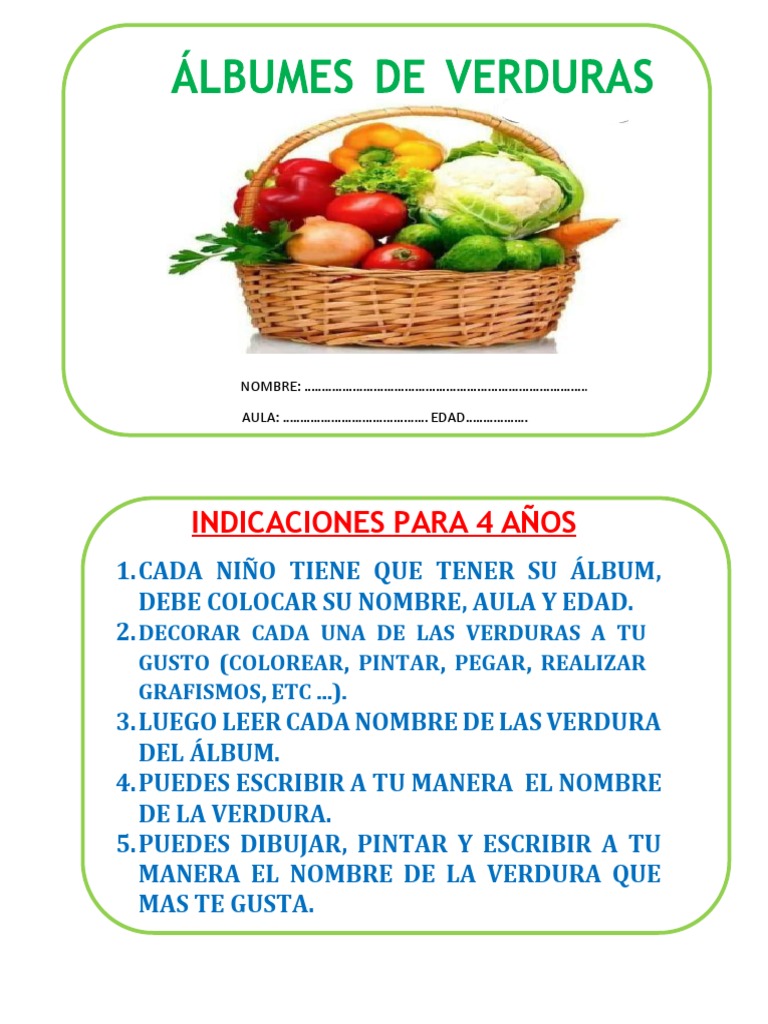 Album de Verduras 18.10.21 | PDF | Arte