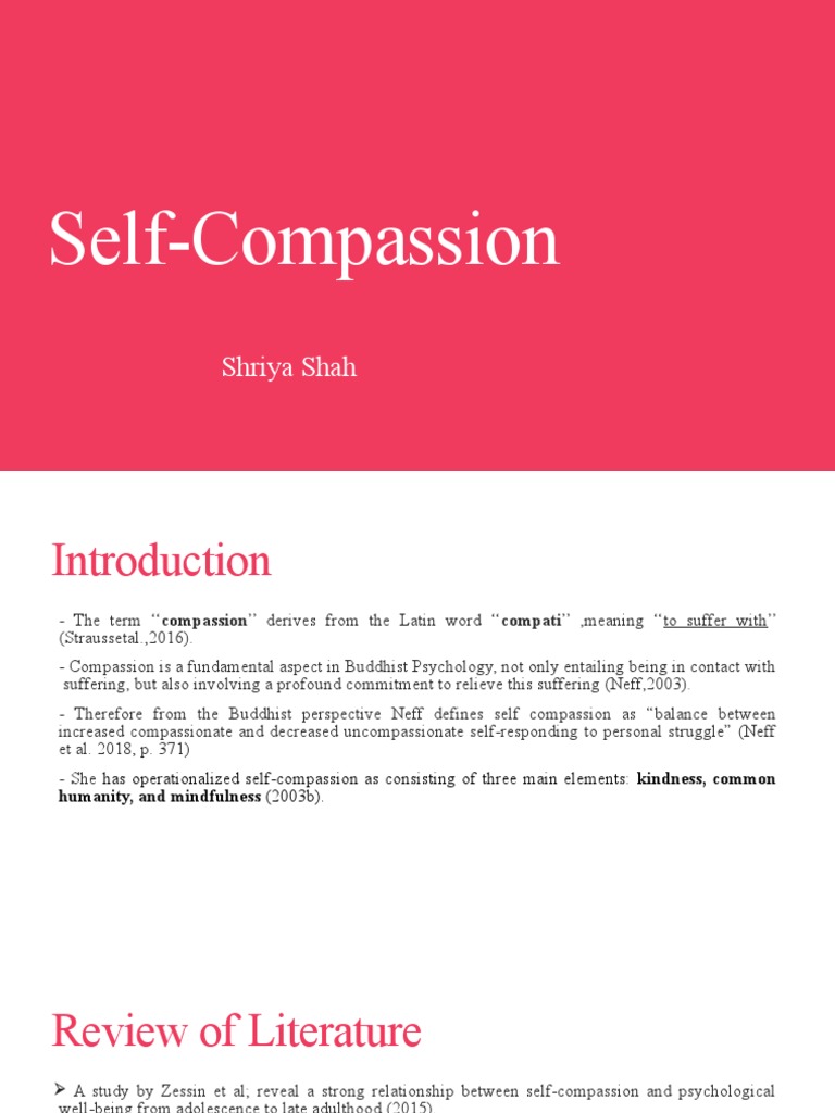 Self Compassion | PDF | Compassion | Cognitive Science