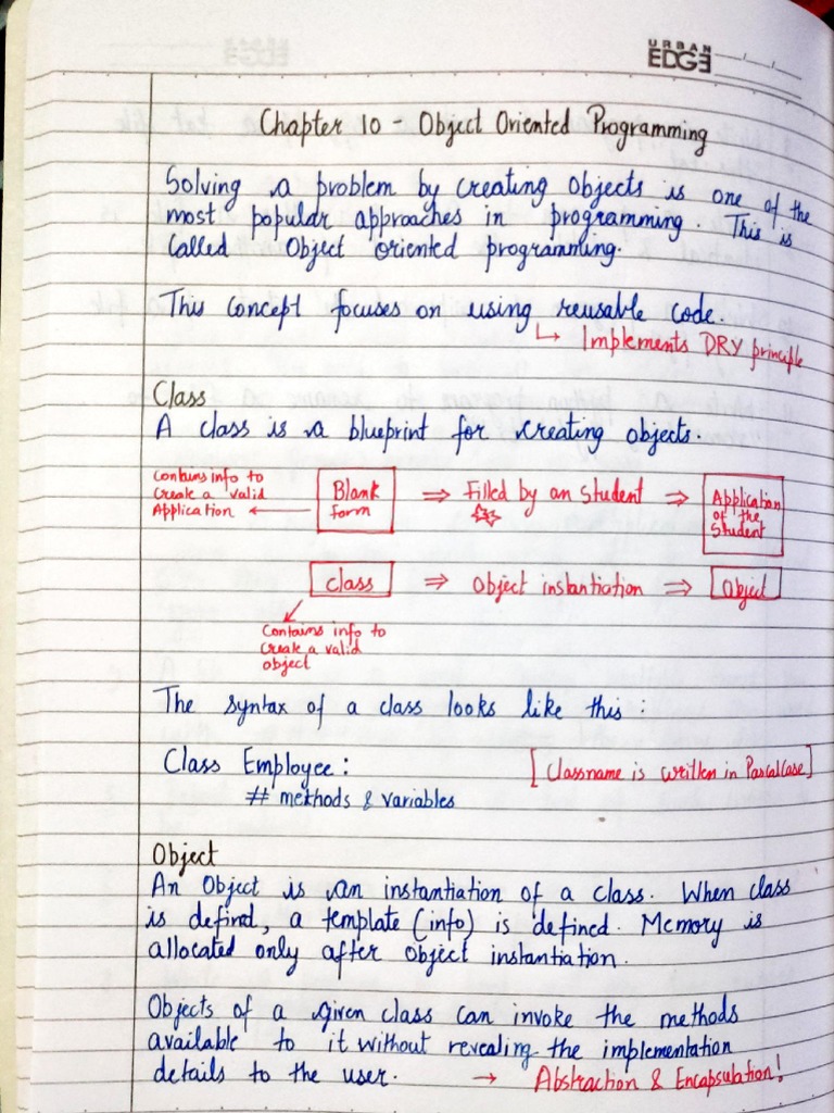 Chapter 10 - Oops | PDF