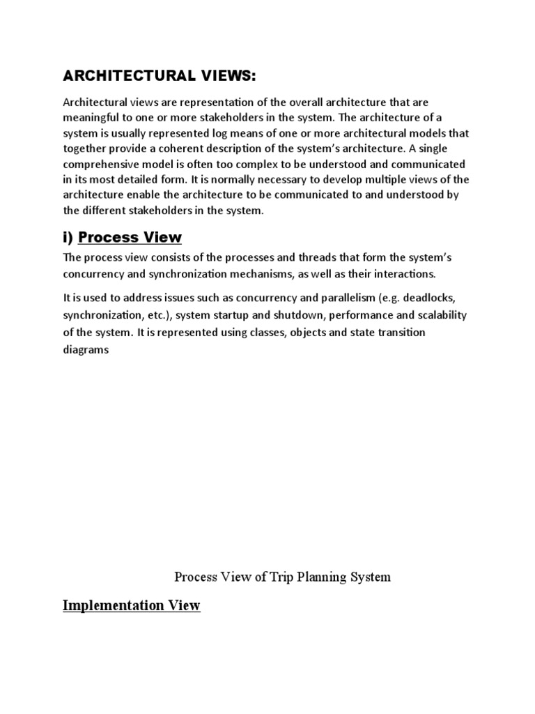 Architectural Views of Automated Ticket Issuing System With All Views Diagram | PDF | System ...