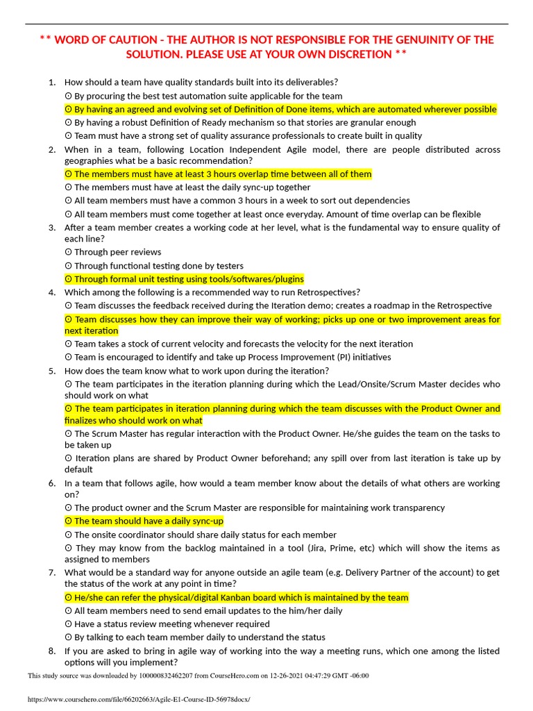 Word of Caution - The Author Is Not Responsible For The Genuinity of ...