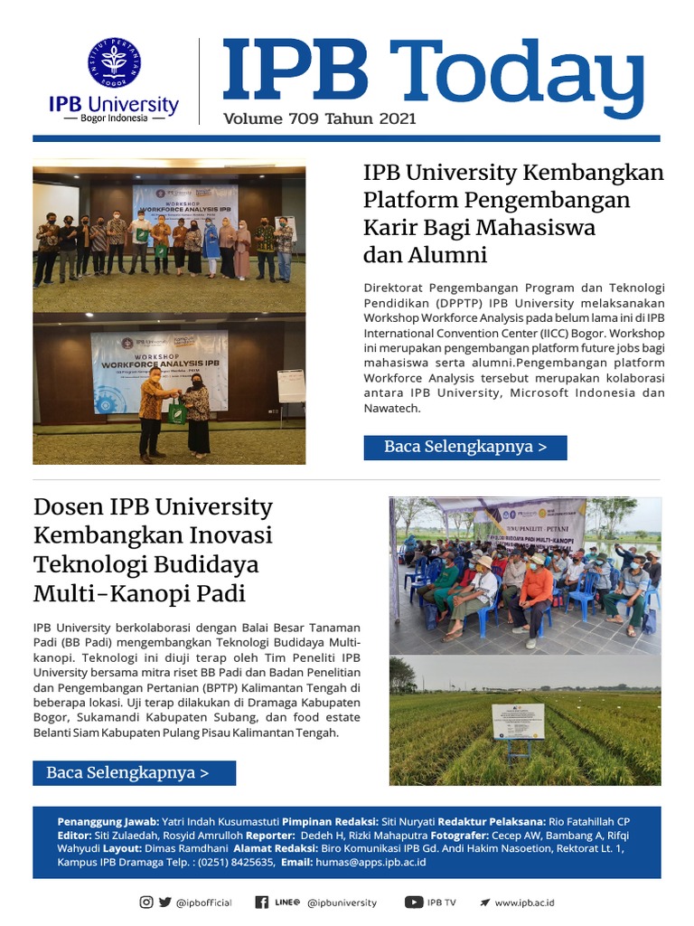 Ipb Today Edisi 709 Pdf Seni