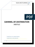 Distribution Channel of Nestle-India | PDF | Warehouse | Nestlé