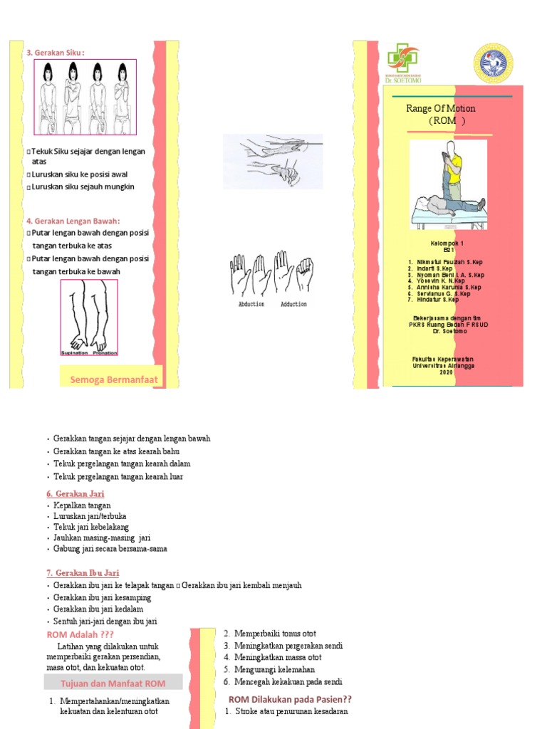 Latihan ROM: Gerakan dan Manfaat | PDF