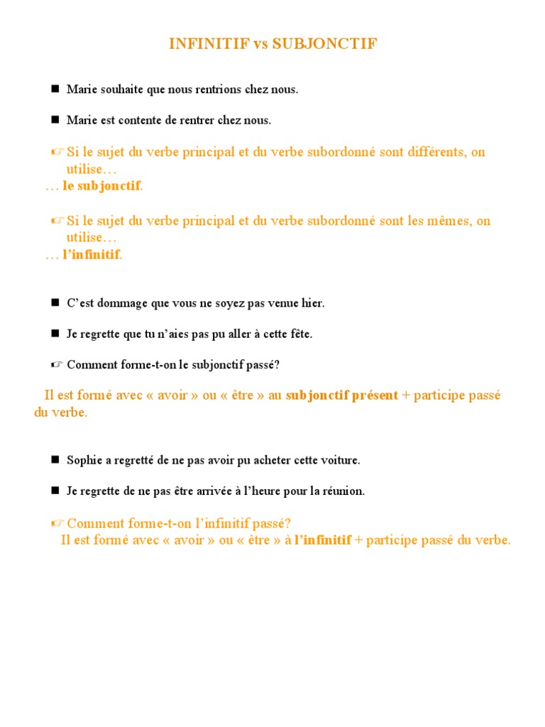 Conjugaison De L39infinitif 1 Infinitif Prsent Infinitif Pass