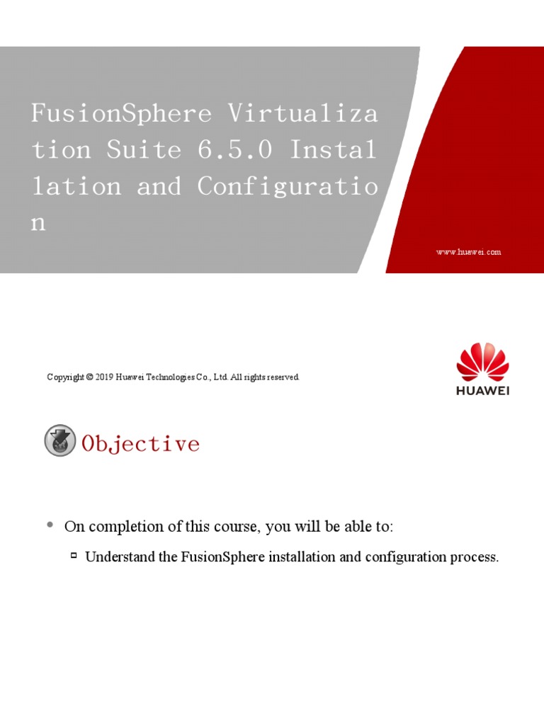 FusionSphere6.5.0 Installation and Configuration | PDF | Computer ...
