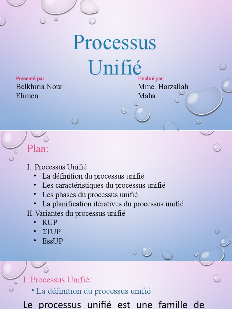 Introduction au Processus Unifié en Développement | PDF | Développement ...