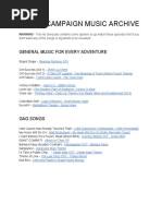 Undertale Sample List | PDF | String Instruments | Drum Kit