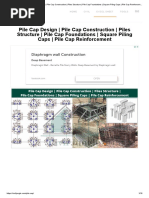 Pile Cap Design Examples To Eurocode 2 | PDF | Deep Foundation | Volume