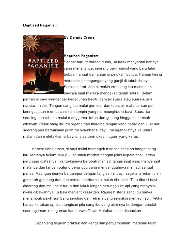 Baptized Paganism-Indonesia | PDF
