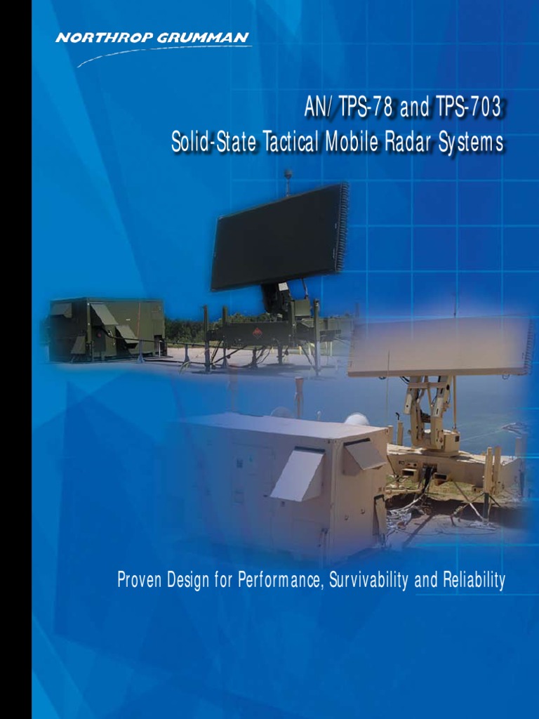 AN/TPS-78 and TPS-703 Solid-State Tactical Mobile Radar Systems | PDF ...