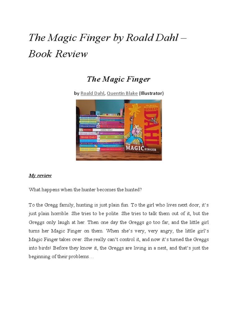 The Magic Finger by Roald Dahl | PDF