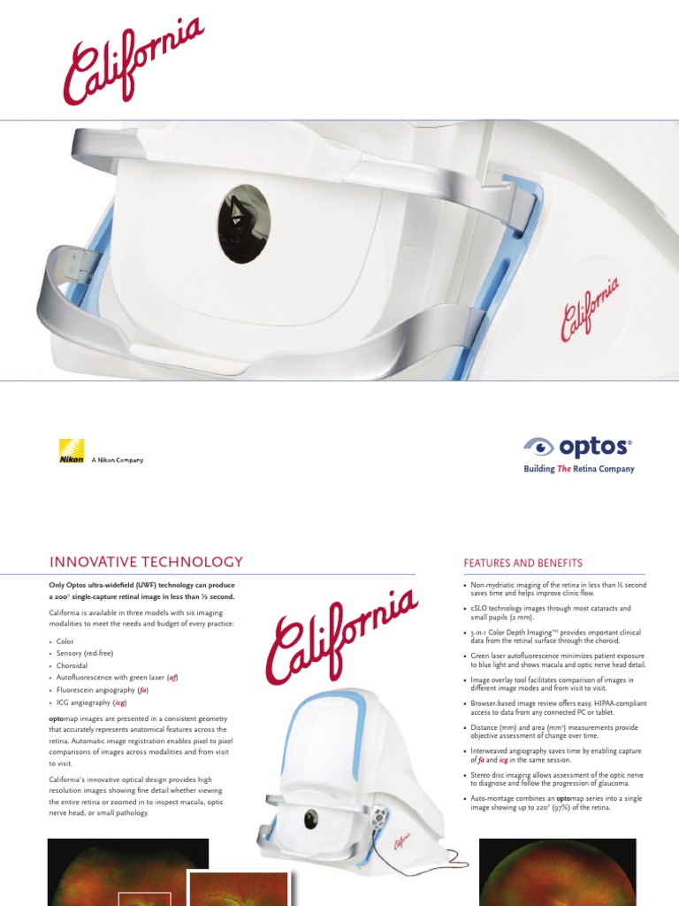 Optos California | PDF | Retina | Medical Specialties