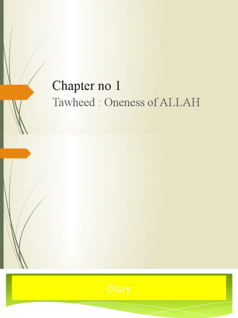 Understanding Tawheed: The Oneness and Attributes of Allah | PDF | God ...