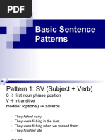 What Is SVC Sentence Pattern | PDF | Verb | Noun