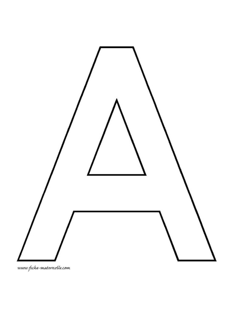 Lettres Évidées Alphabet | La Maternelle de Moustache – BZLU