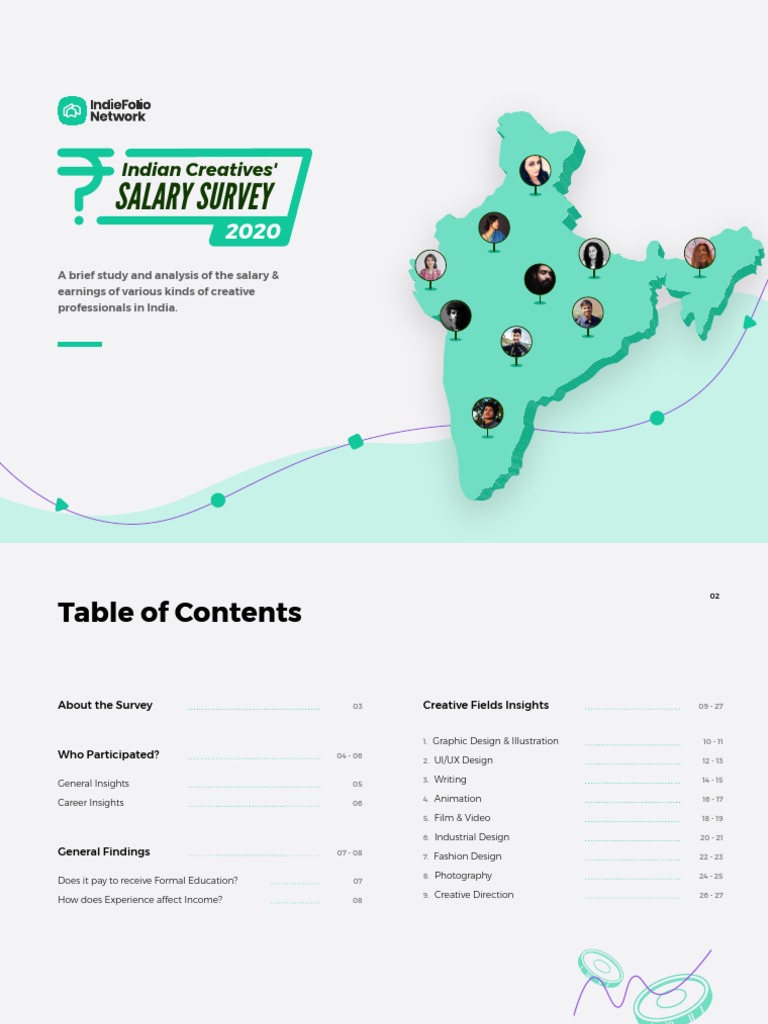 Salary Survey: Indian Creatives' | PDF | Freelancer | Salary