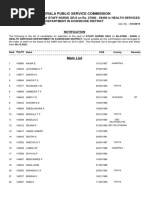 Rotation Chart - Kerala Public Service Commission, Government of Kerala ...