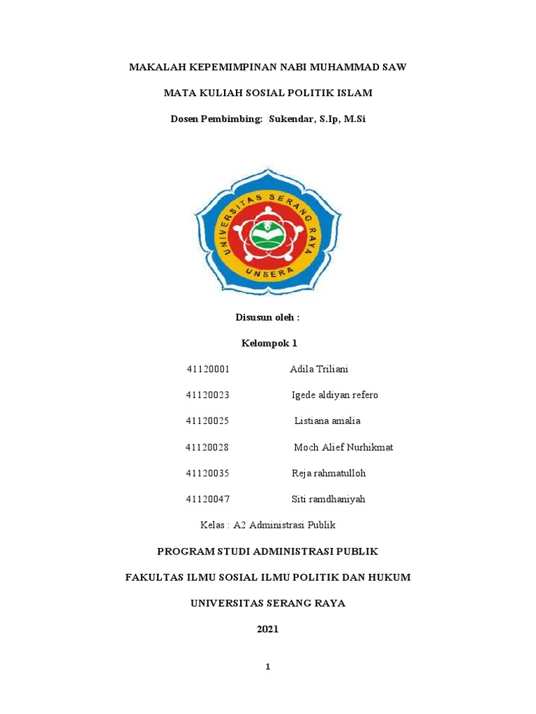 Makalah Kel. 1 | PDF