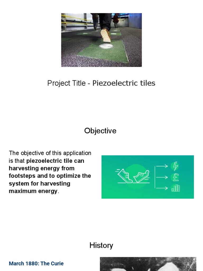 Project Title - Piezoelectric Tiles | PDF
