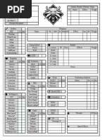 Witcher Character Sheet PDF | PDF | Weaponry | Leisure
