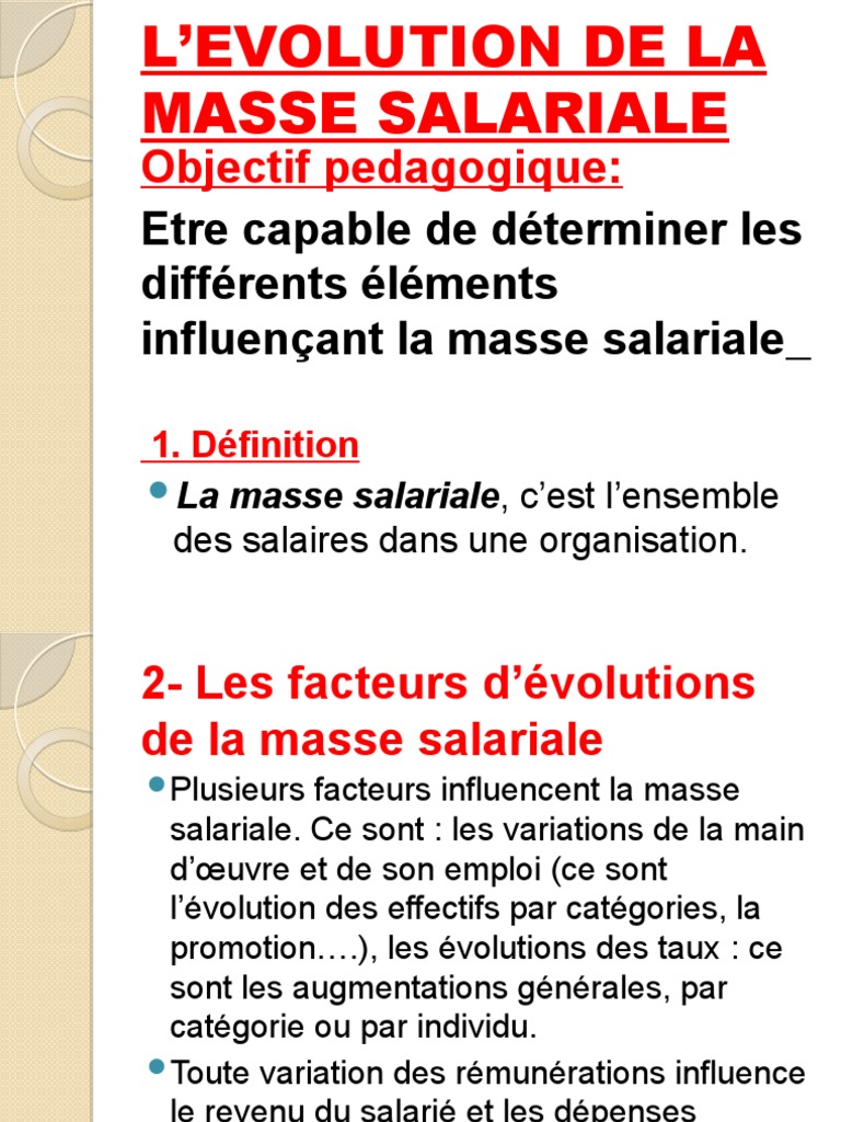 Comprendre l'Évolution Salariale | PDF | Salaires | Économie
