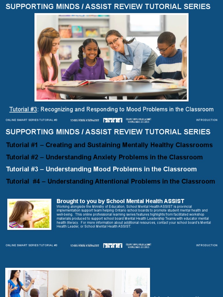 Tutorial #3: Recognizing and Responding To Mood Problems in The ...