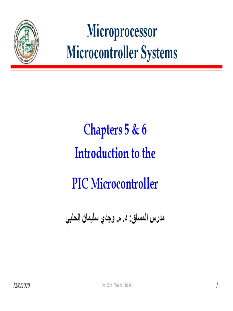 Chapter 5 6 Introduction To The PIC Microcontroller | PDF | Microcontroller | Read Only Memory