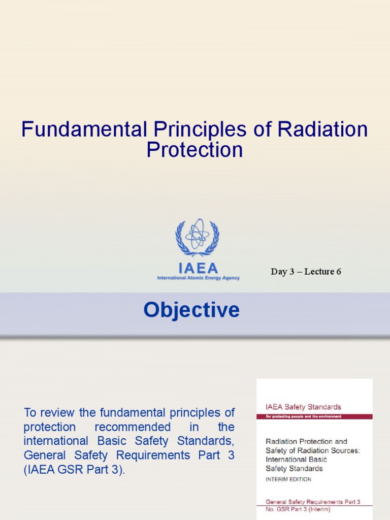 Lecture 6 - Principles of Protection | PDF | Ionizing Radiation ...