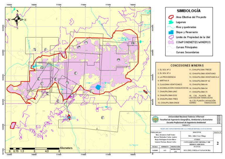 Mapa de Concesiones Mineras | PDF