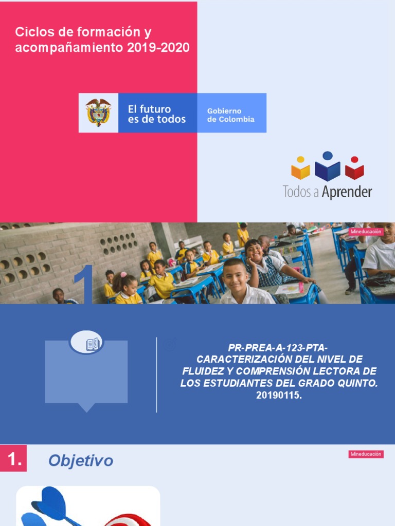 Presentación - Caracterización de Fluidez y Comprensión | PDF ...