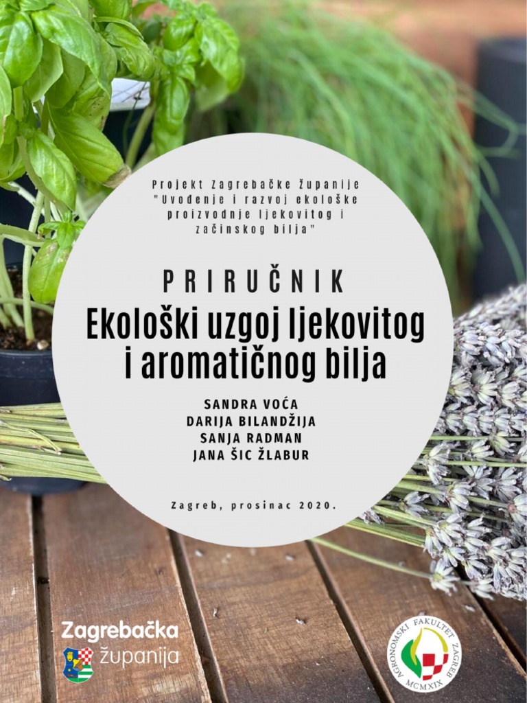 Ekoloski Uzgoj Ljekovitog I Aromaticnog Bilja Prirucnik | PDF