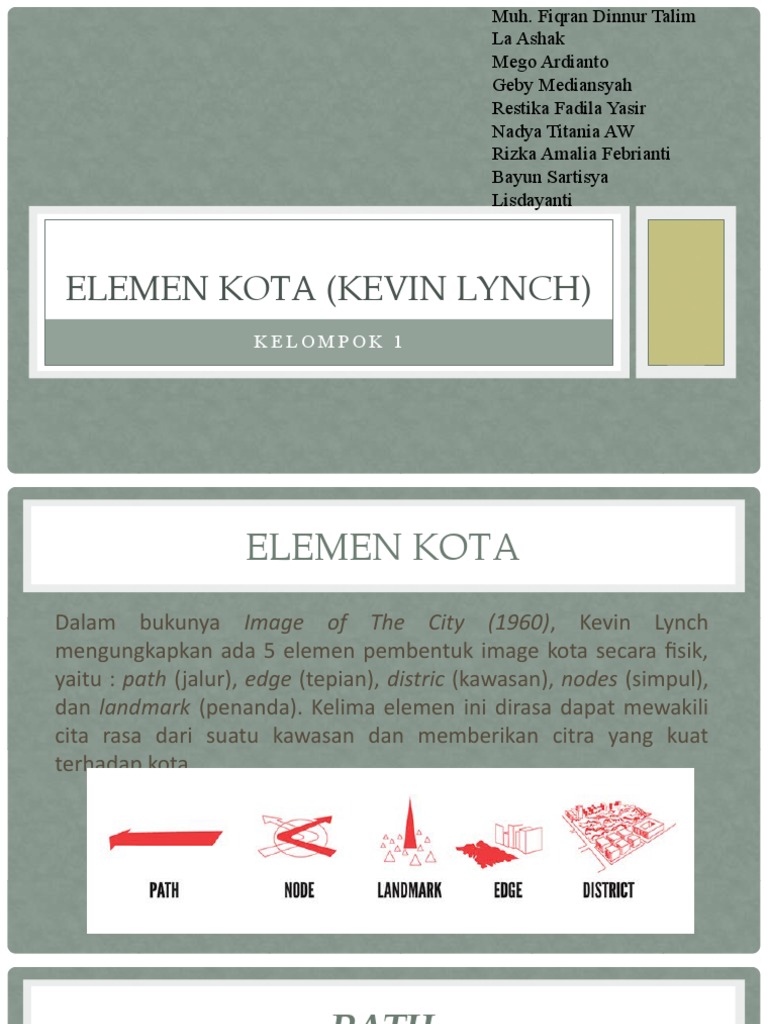 Elemen Kota Menurut Kevin Lynch | PDF | Perjalanan