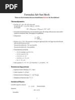 Stat & Prob Formula Sheet | PDF | Sample Size Determination | Standard ...