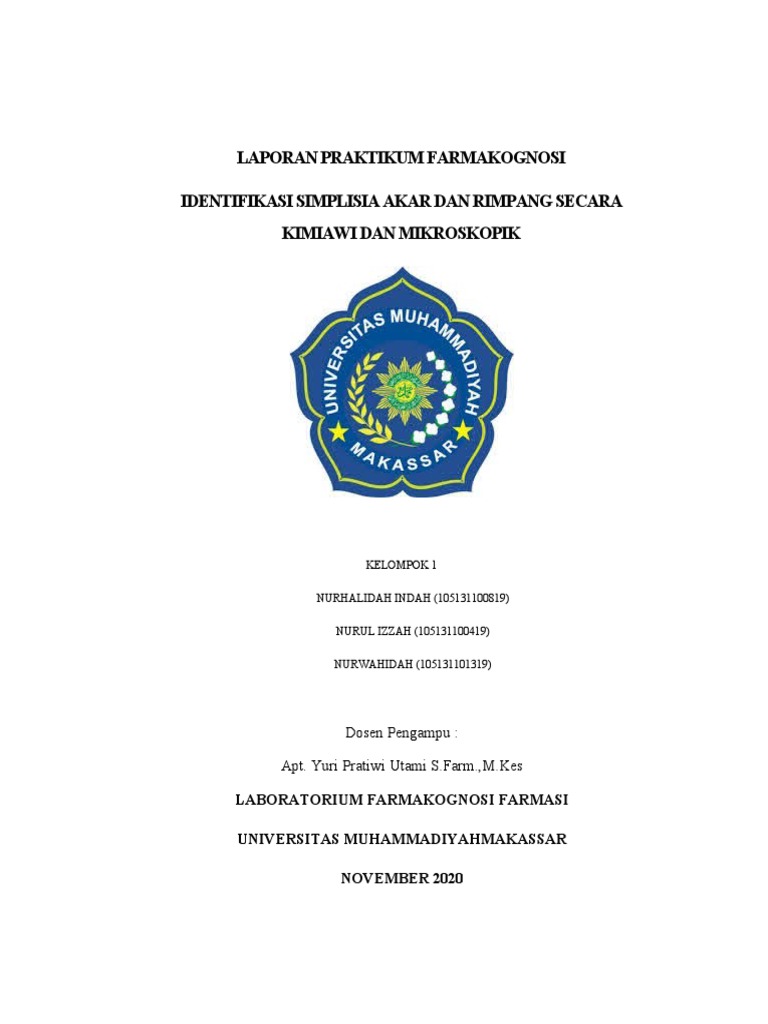 Identifikasi Simplisia Akar dan Rimpang | PDF