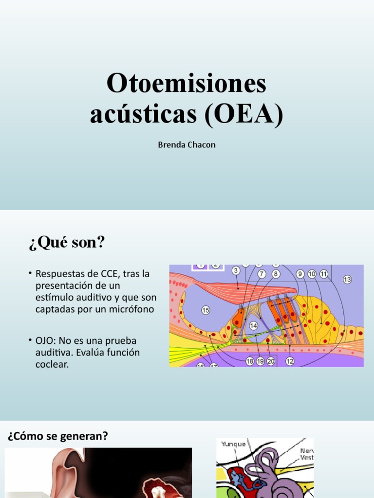 OEA y PEAtc | PDF | Decibel | Auriculares