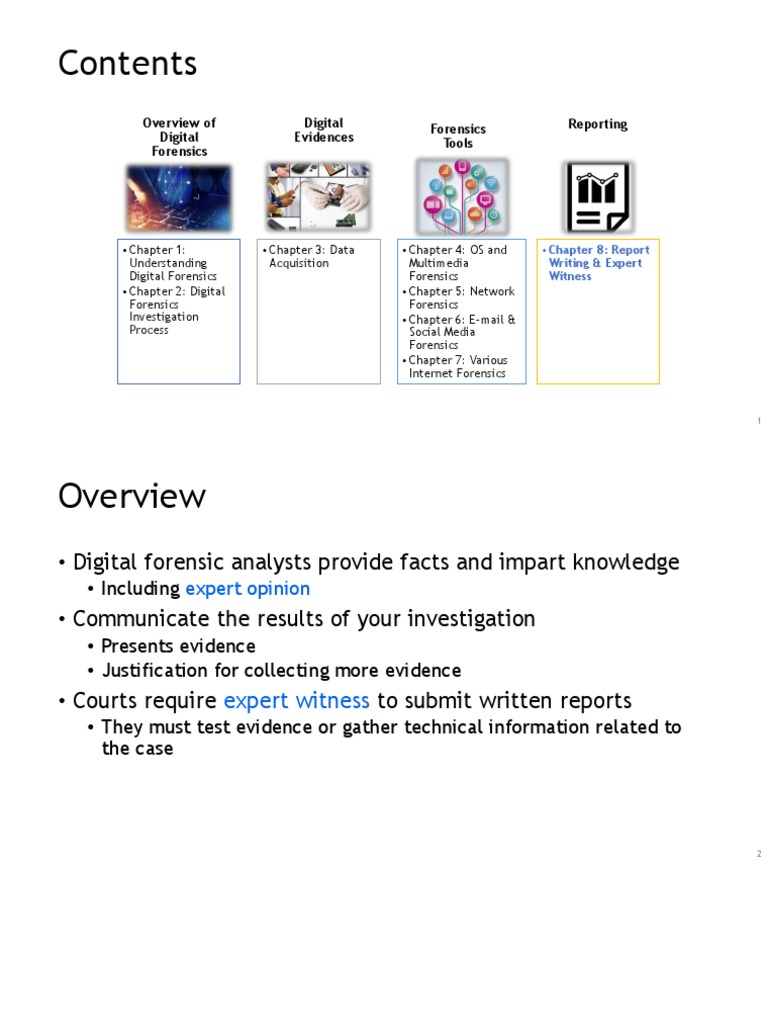 08-Report Writing Expert Witness | PDF | Computer Forensics | Digital ...