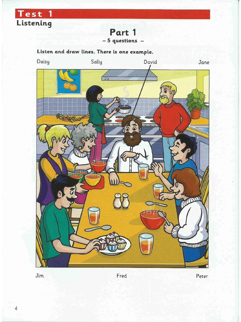 Movers - Cambridge Practice Exam | PDF