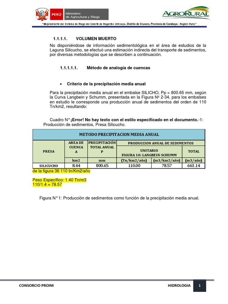 2.2. Volumen Muerto | PDF | Ciencias de la Tierra | Ingeniería Ambiental