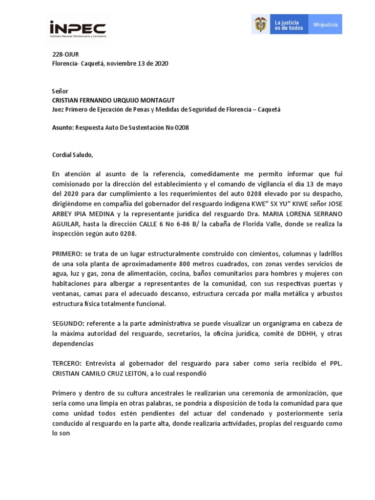 Certificado Inpec | PDF