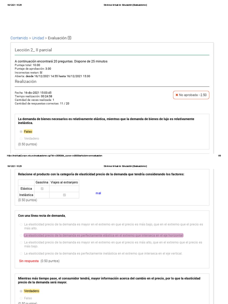 Pruebas Micro 2.1 | PDF | Elasticidad (economía) | Oferta y demanda
