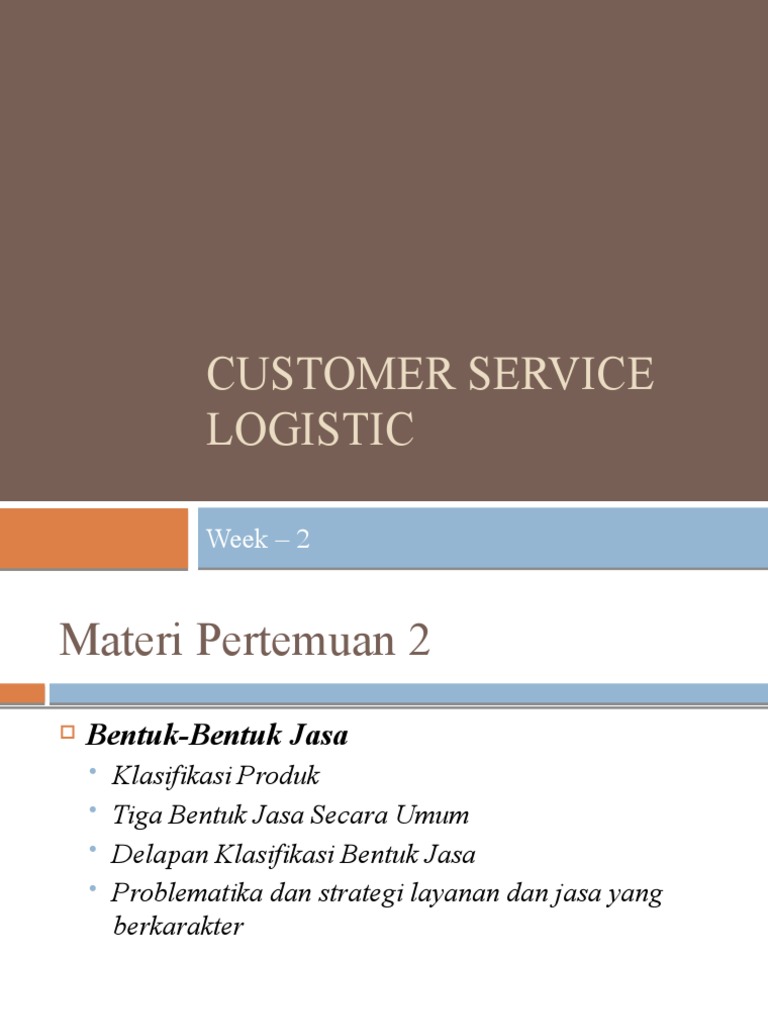 Klasifikasi dan Bentuk Jasa Murni | PDF