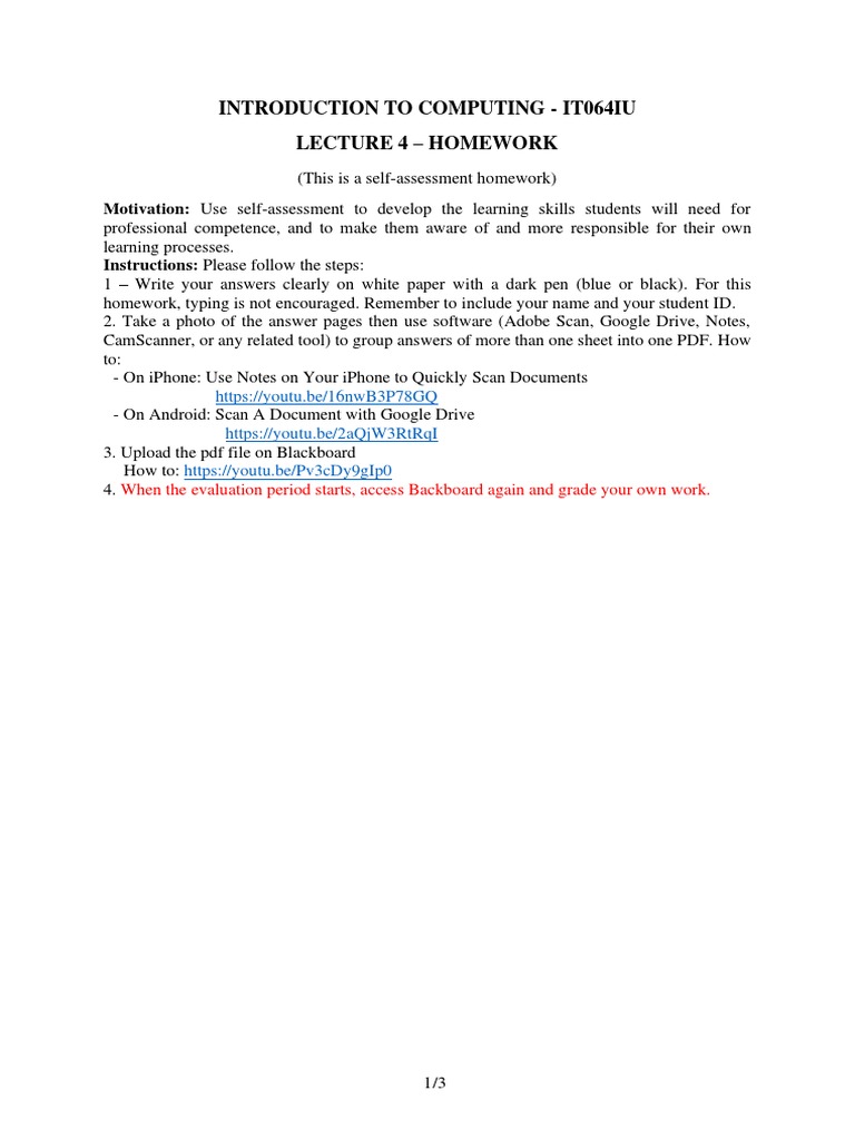 IT064IU - L4 - Homework | PDF | Source Code | Input/Output