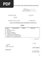 Rejection of Plaint - Sample Application Under Order 7, Rule 11 CPC 2 | PDF