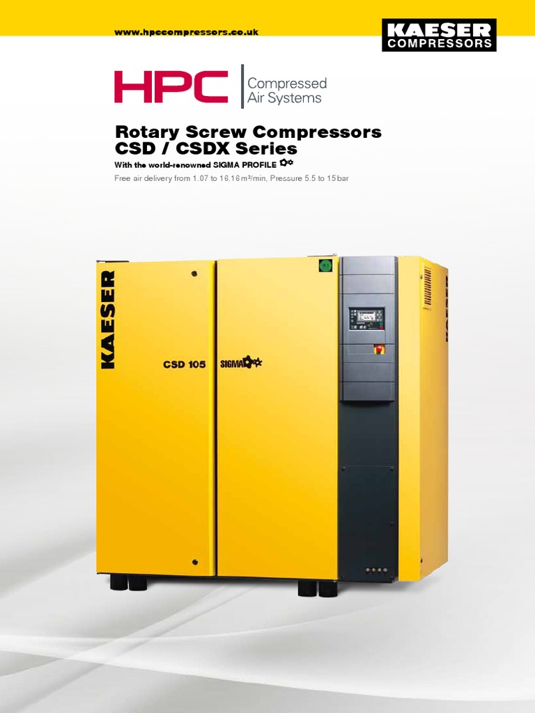 HPC CSD Series | PDF | Clothes Dryer | Electric Motor