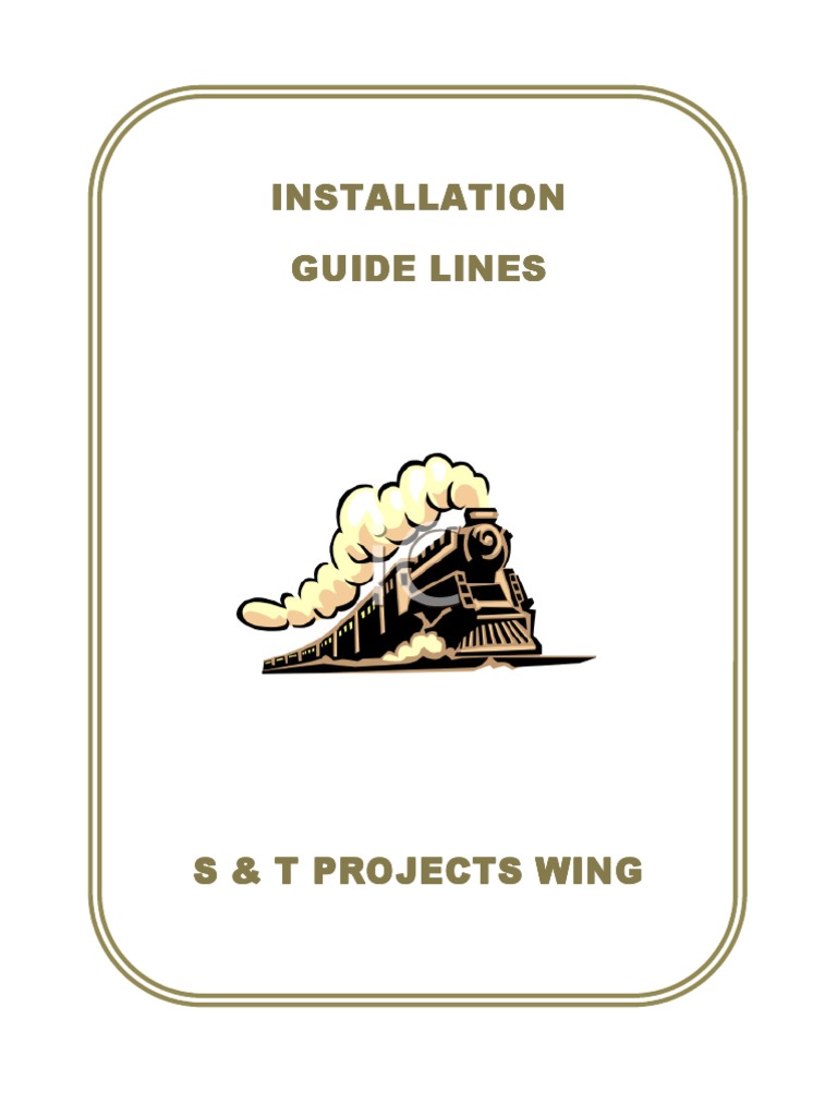 Guidelines For Installation of PI/RRI | PDF