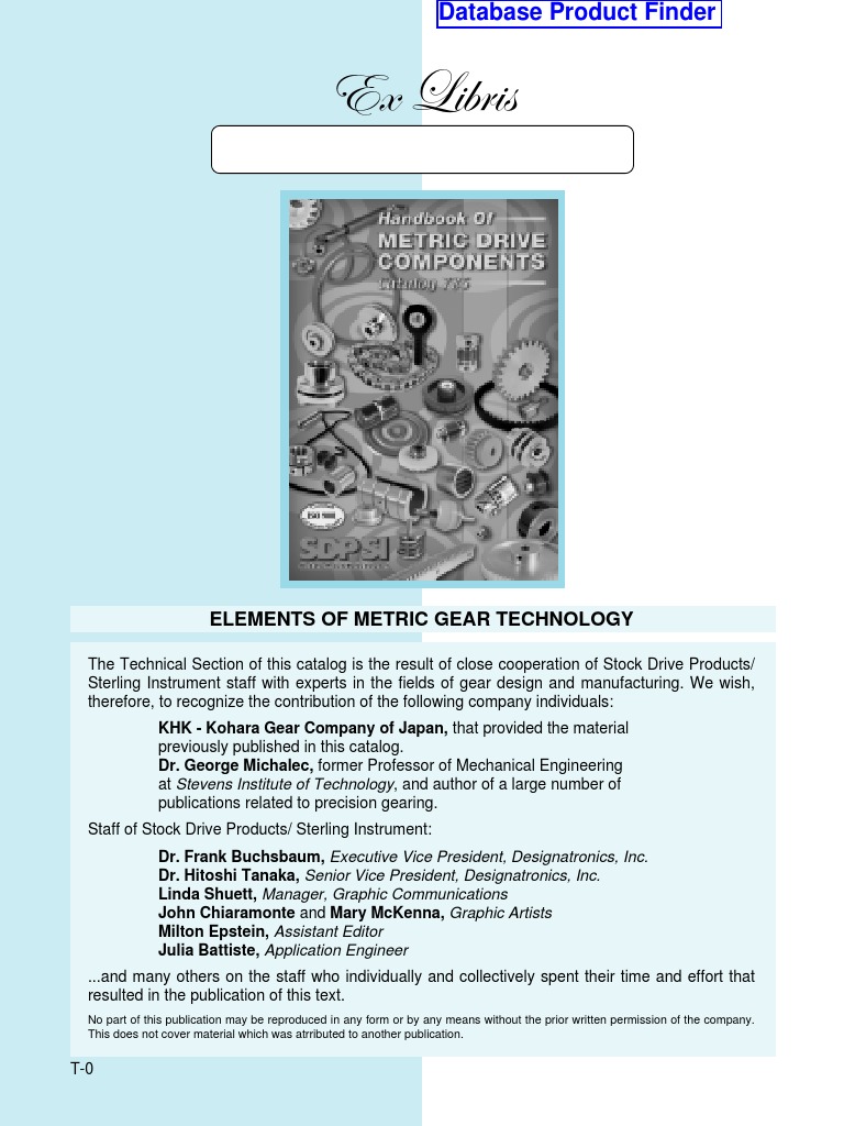 Gear Book d780t | Download Free PDF | Gear | Kinematics