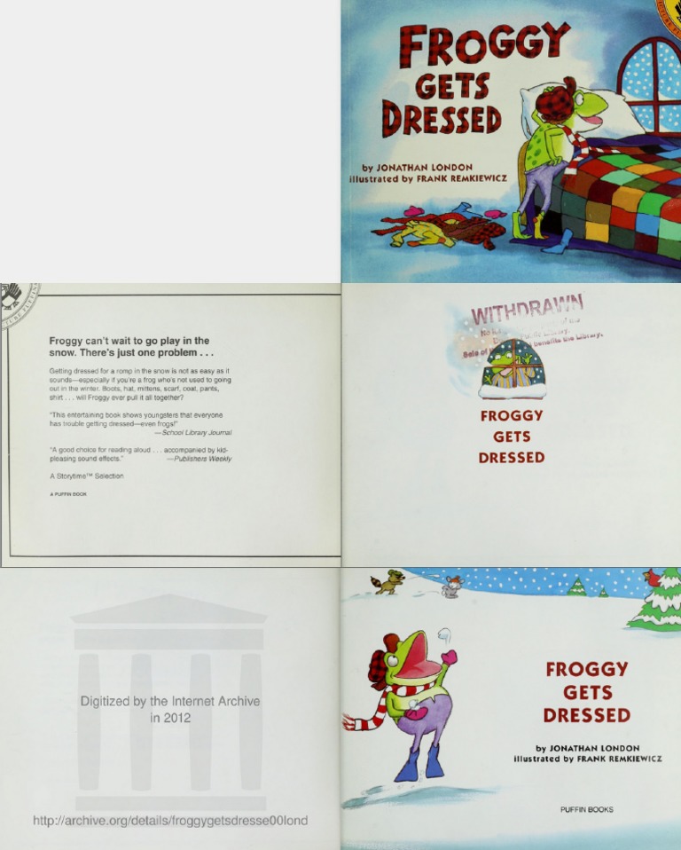 Froggy Gets Dressed | PDF