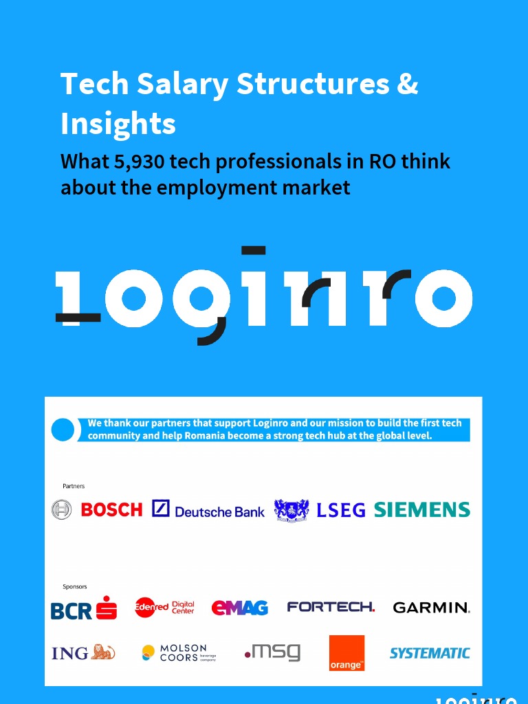 Tech Salary Structures & Insights: What 5,930 Tech Professionals in RO ...